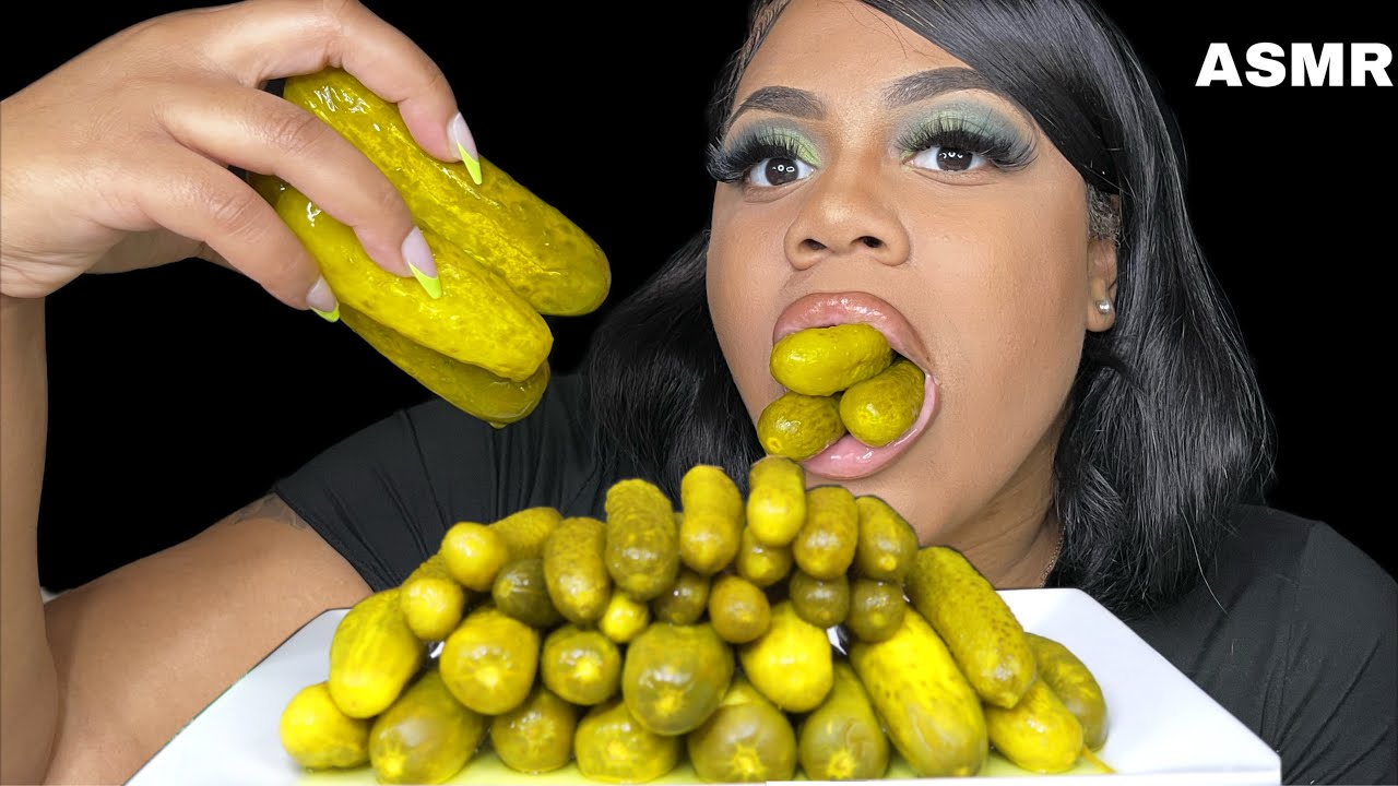 BEST ASMR CRUNCHY PICKLES CHALLANGE MUKBANG EATING SOUNDS (NO TALKING ...
