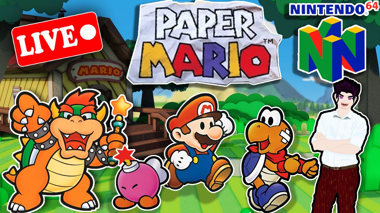 Helping Flowers Feel Pretty Again in Flower Fields | Paper Mario (N64 ...