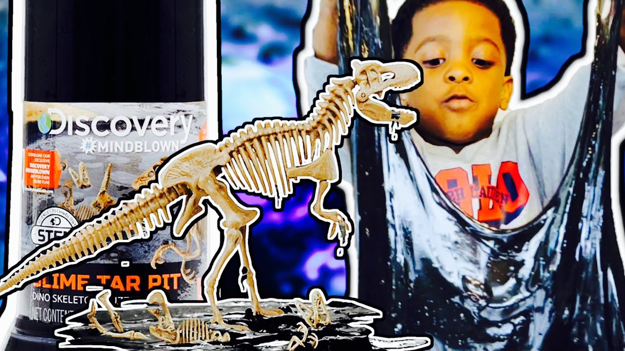 Tyson Unboxing Discovery Skeleton Tar Pit Model || Dino Skeleton Puzzle ...