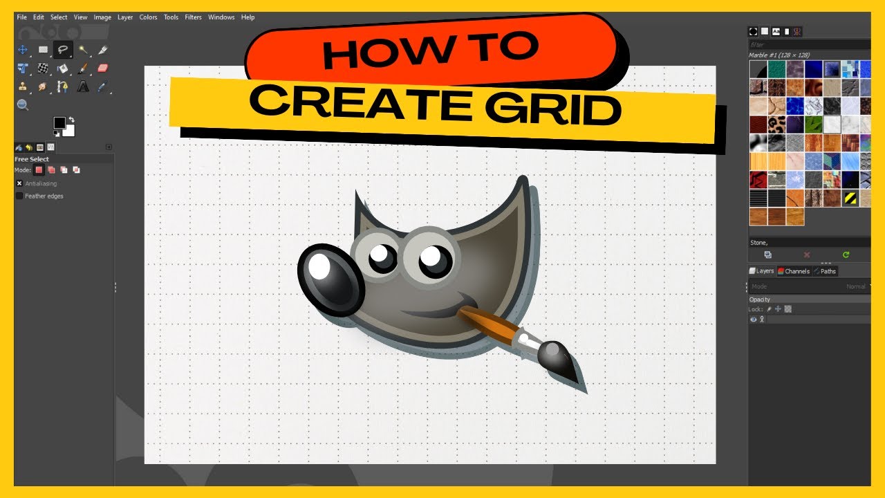 How To Add Custom GRID LINES Any Size In GIMP YouTube How To Add Custom GRID LINES Any Size In GIMP YouTube