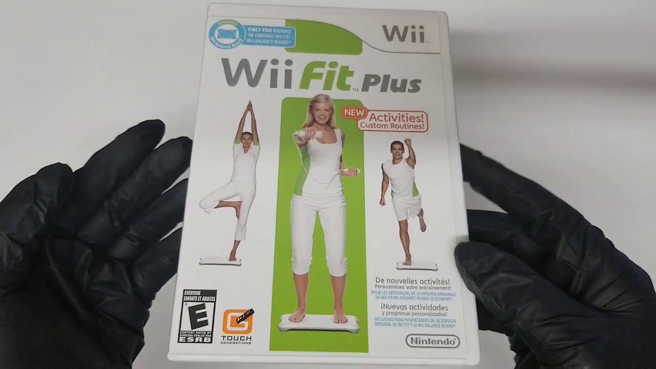 Wii Fit Plus - Software Only - Standard Edition DVD COVER CD Artwork HD ...