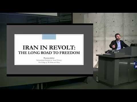Lecture | Iran in Revolt: the Long Road to Freedom | Peyman Jafari, PhD