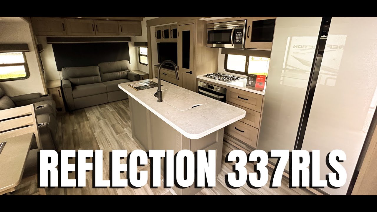 2023 Reflection 337RLS - rear living fifth wheel - YouTube