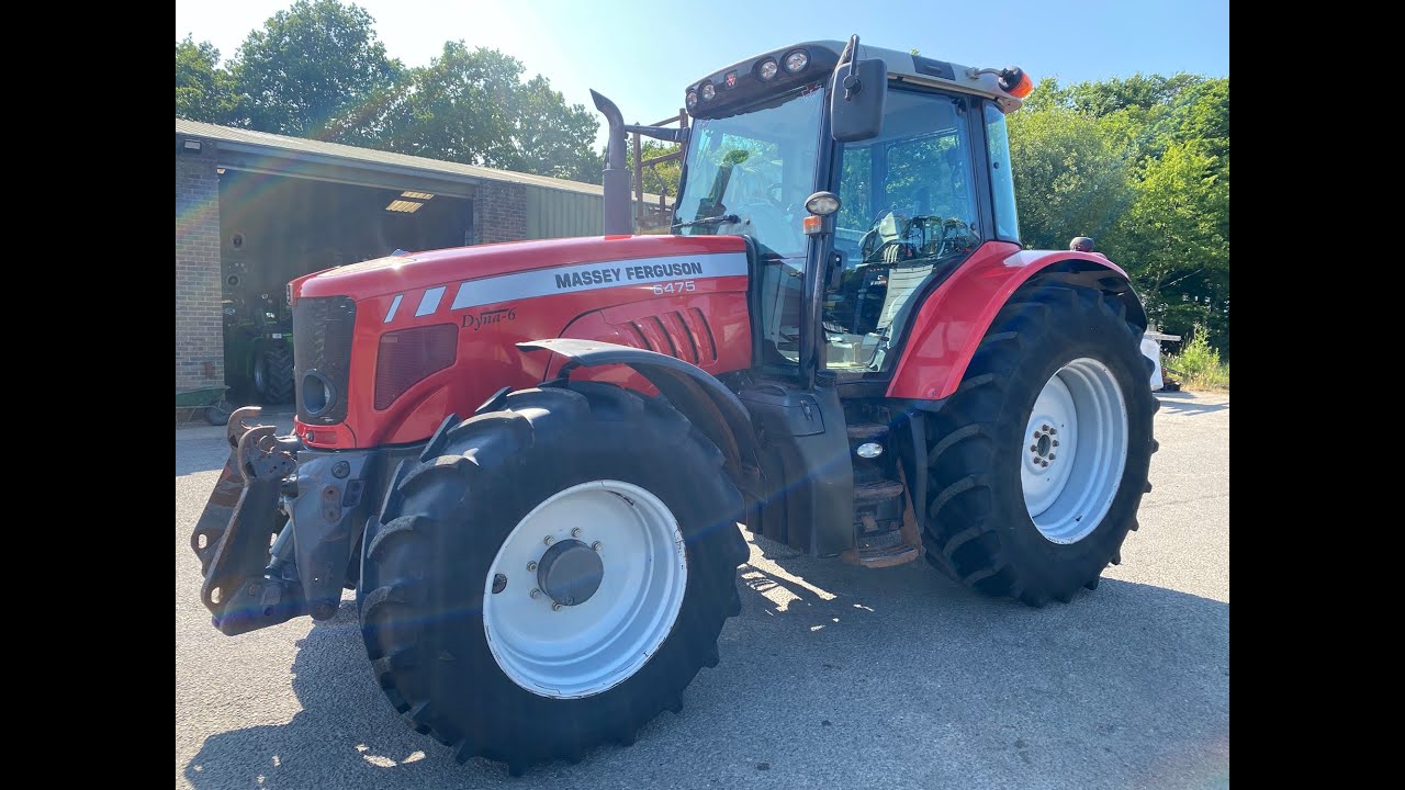 Massey Ferguson 6475 - YouTube
