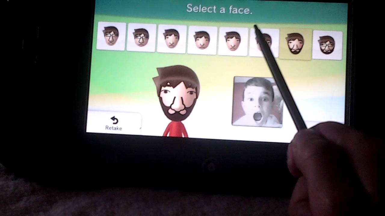 My hidious face/ mii maker wii u - YouTube