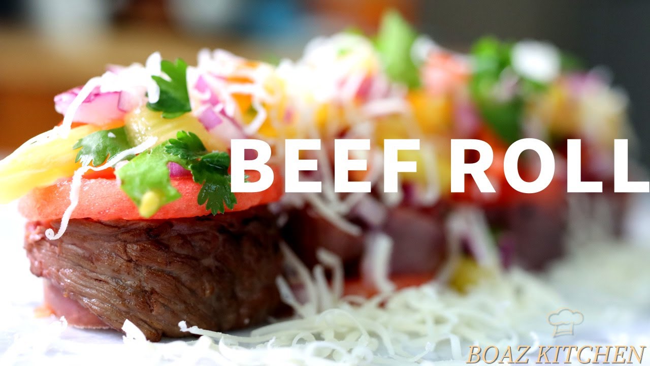 Beef roll recipes [와인이랑 먹으면 다들 RG!!] 자~~ 드가즈아~~!! - YouTube