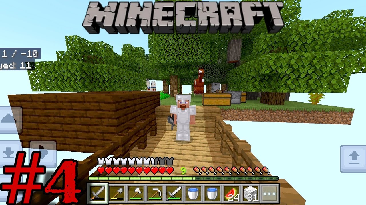 I Start Growing Trees . || ONE BLOCK Gameplay #4 - YouTube