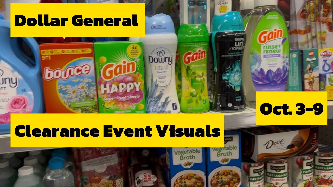 Dollar General Clearance Event Visuals / Get Prepared DG Clearance ...