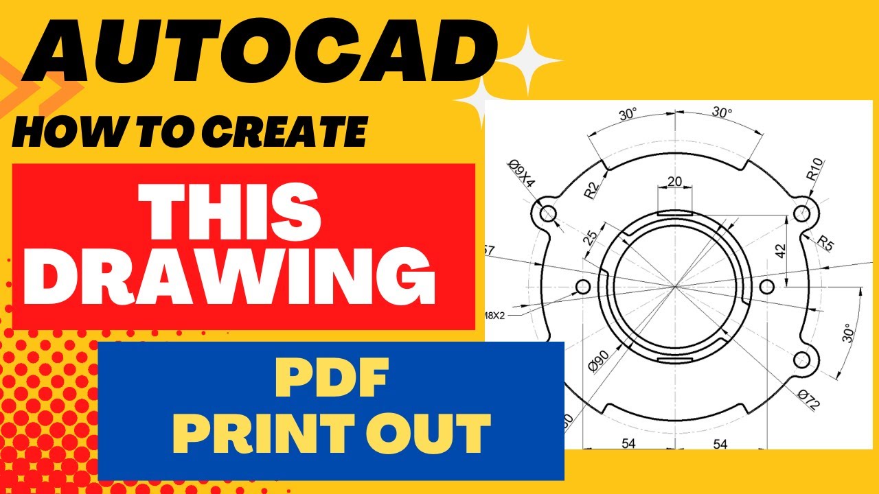 AutoCAD 2D Drawing Practice For beginners||How to Draw Fast in AutoCAD ...