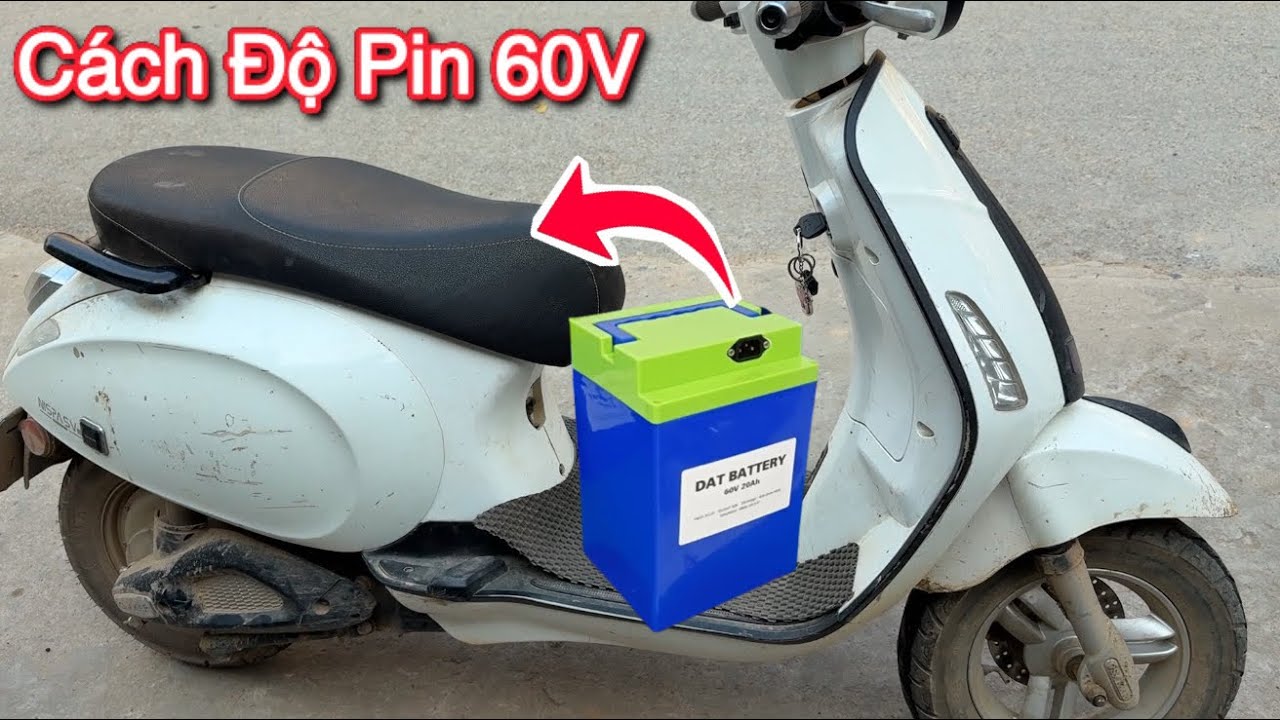 Cách Độ Lắp Pin Xe Máy Điện 60V mà rẻ như acquy luôn ! - YouTube