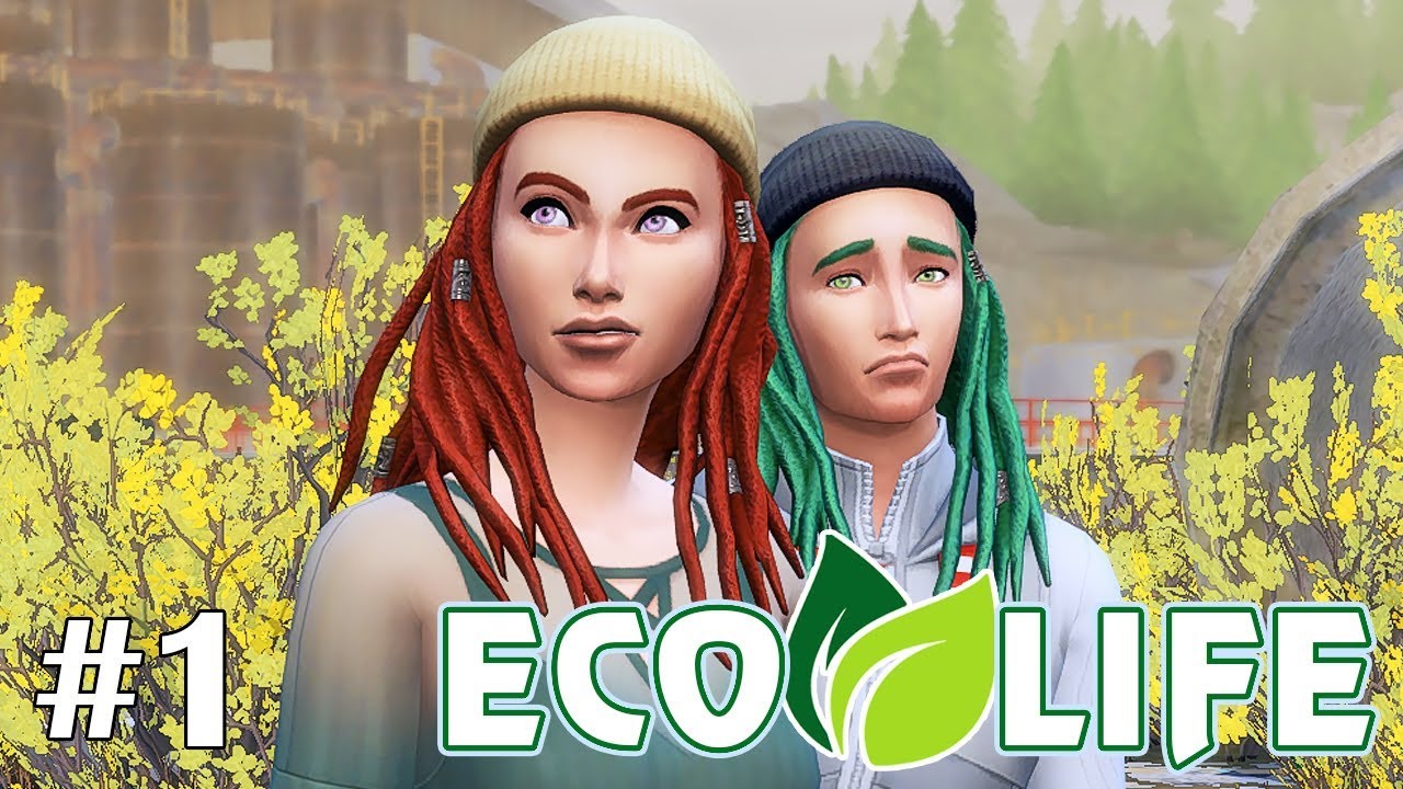 Жизнь на помойке - The Sims 4 - Eco Life #1 - YouTube