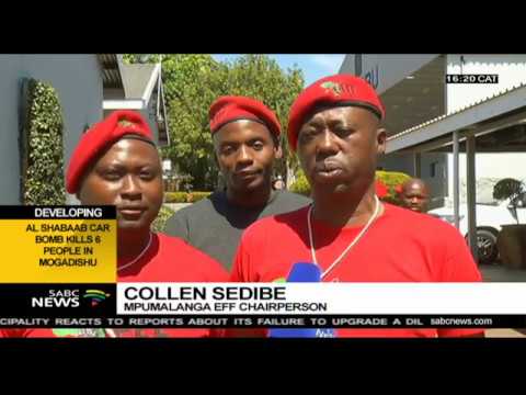 Collen Sedibe re-elected as Mpumalanga EFF provincial chairperson - YouTube