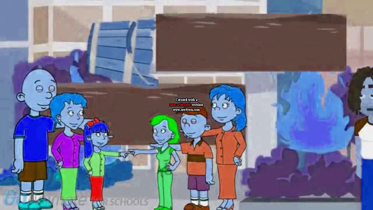 Caillou Rosie Daisy Cody Emily And Lily Save The GoCity Restaurant ...