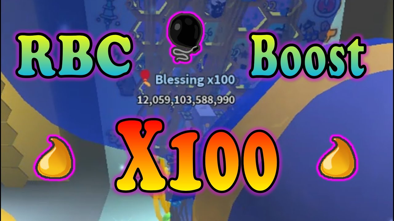 How I Got X100 Balloon Blessing 🎈 RBC Capacity Boost! 🎈 Bee Swarm ...
