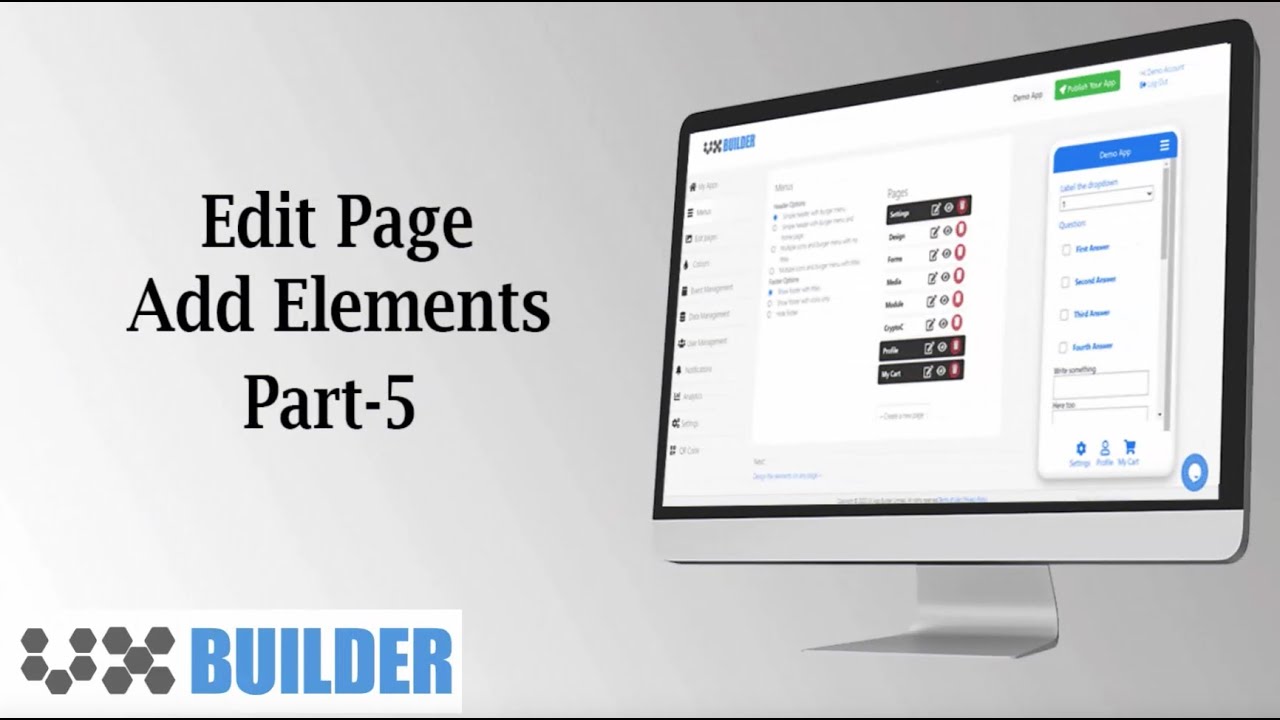 Tutorial Part 5 UX Builder - Edit Page : Add Elements - YouTube
