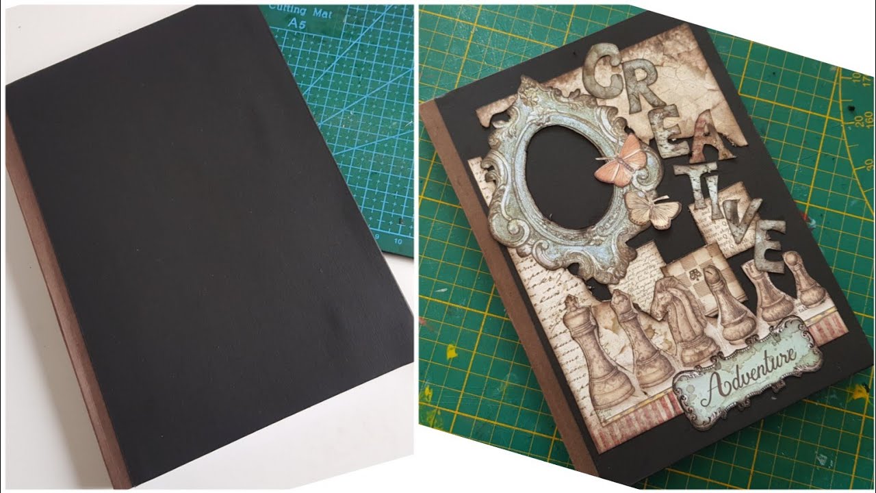 DIY Journal (cover Design) #artandinspiration - YouTube
