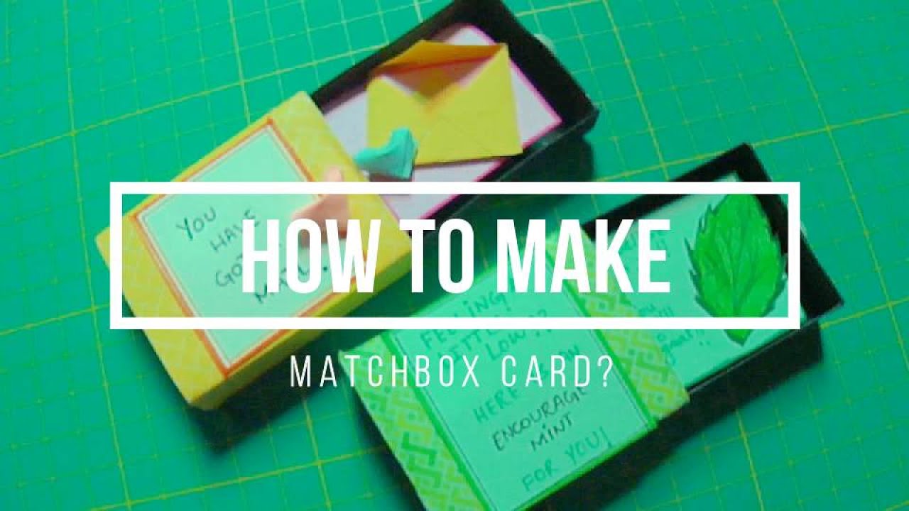 HOW TO? ~ EPISODE 4 ~ MATCHBOX CARD - YouTube