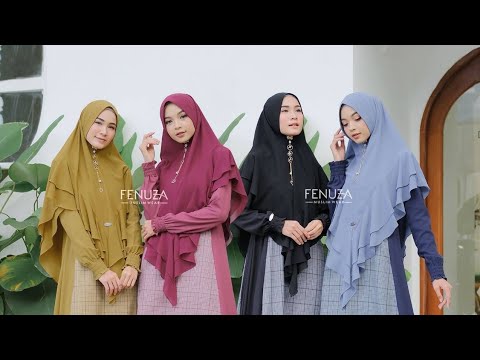 NASTASYA DRESS DAN DELLUNA KHIMAR BY FENUZA || WA 082250732828