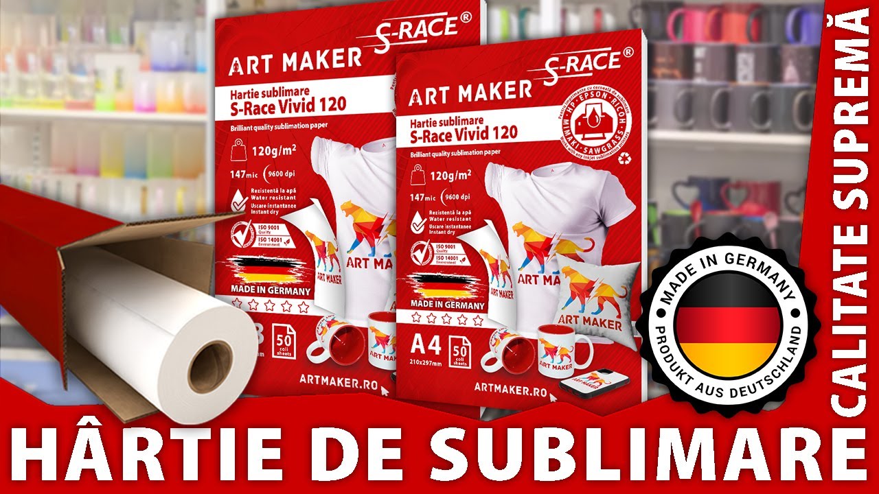 Hartie Sublimare S-Race - YouTube