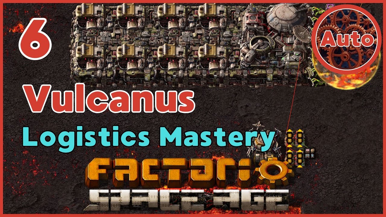 Advanced Logistics & Combinator Setup on Vulcanus | Factorio Space Age ...