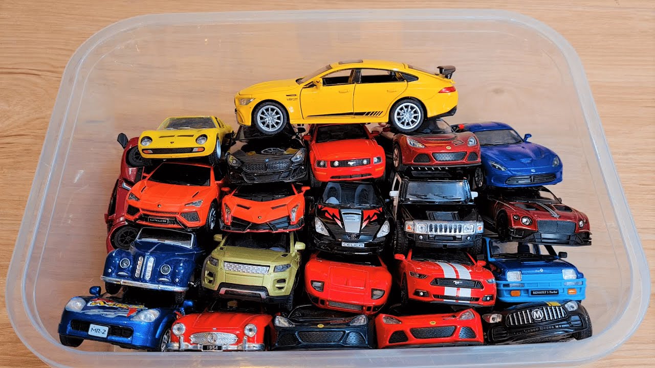 Review box Full of Model Cars in Various Brands - YouTube