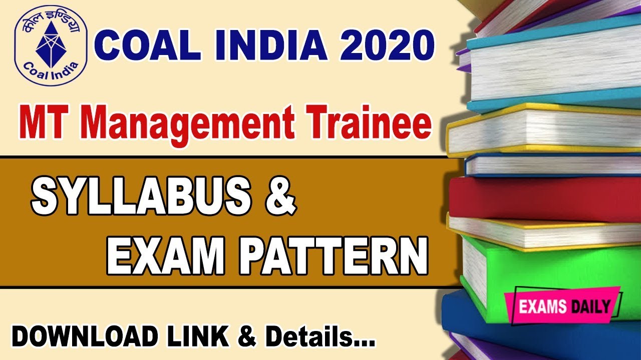 CIL Management Trainee Syllabus 2020 || Download MT Exam Pattern ...