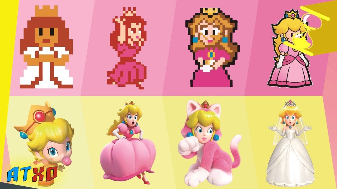Esquema De La Princesa Peach How To Draw Princess Peach From Super
