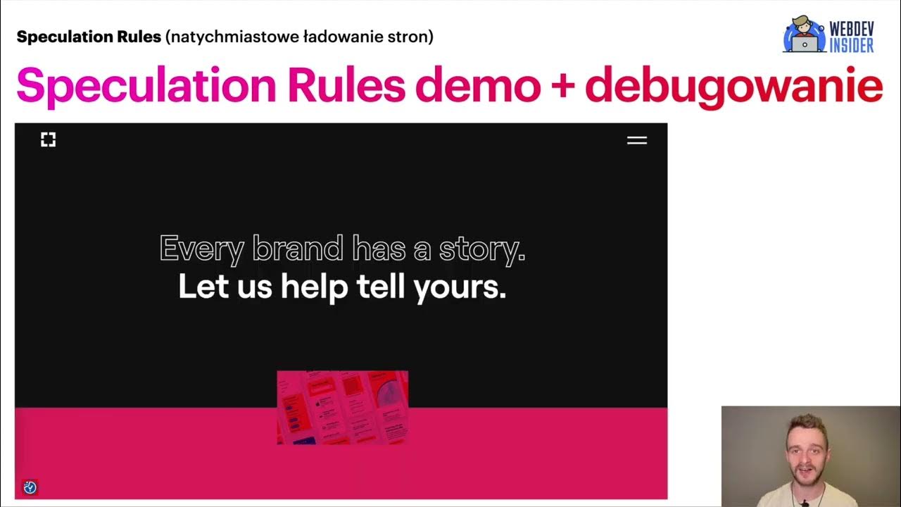 Speculation Rules API - co musisz wiedzieć, aby przyspieszyć wydajność stron - YouTube