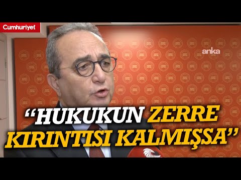 Bülent Tezcan'dan Ekrem İmamoğlu'nun diploma davası açıklaması: Hukukun zerre kırıntısı kalmışsa...