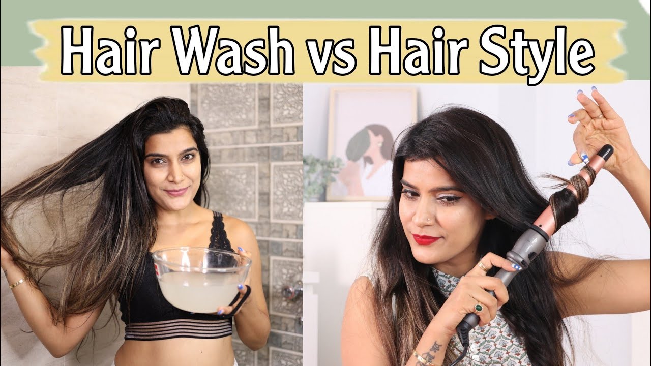 How To Wash Your Hair Correctly | Hair Mistake To avoid + Styling Tips ...