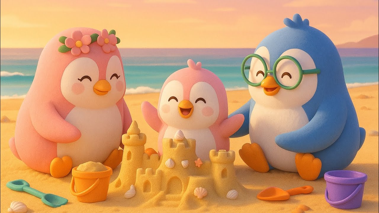 Wawa Family — Fun Day at the Beach (3D Animated Short Film) - YouTube