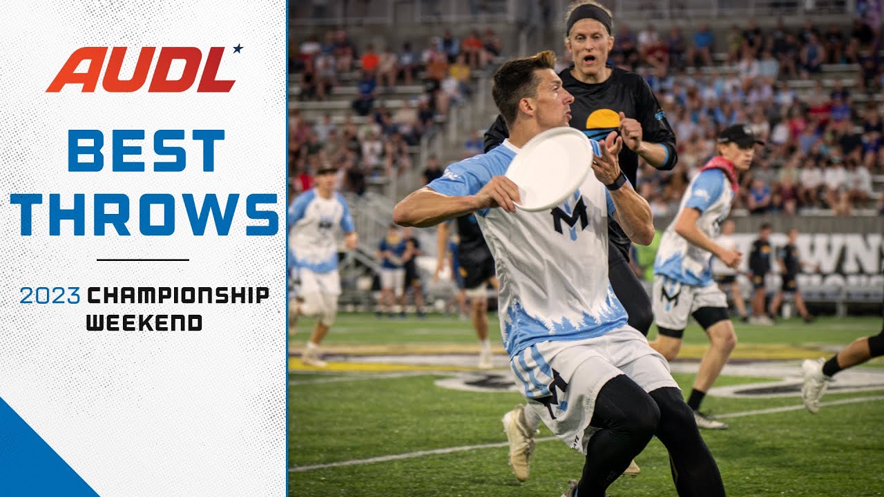 Best Throws | Championship Weekend | 2023 UFA season - YouTube