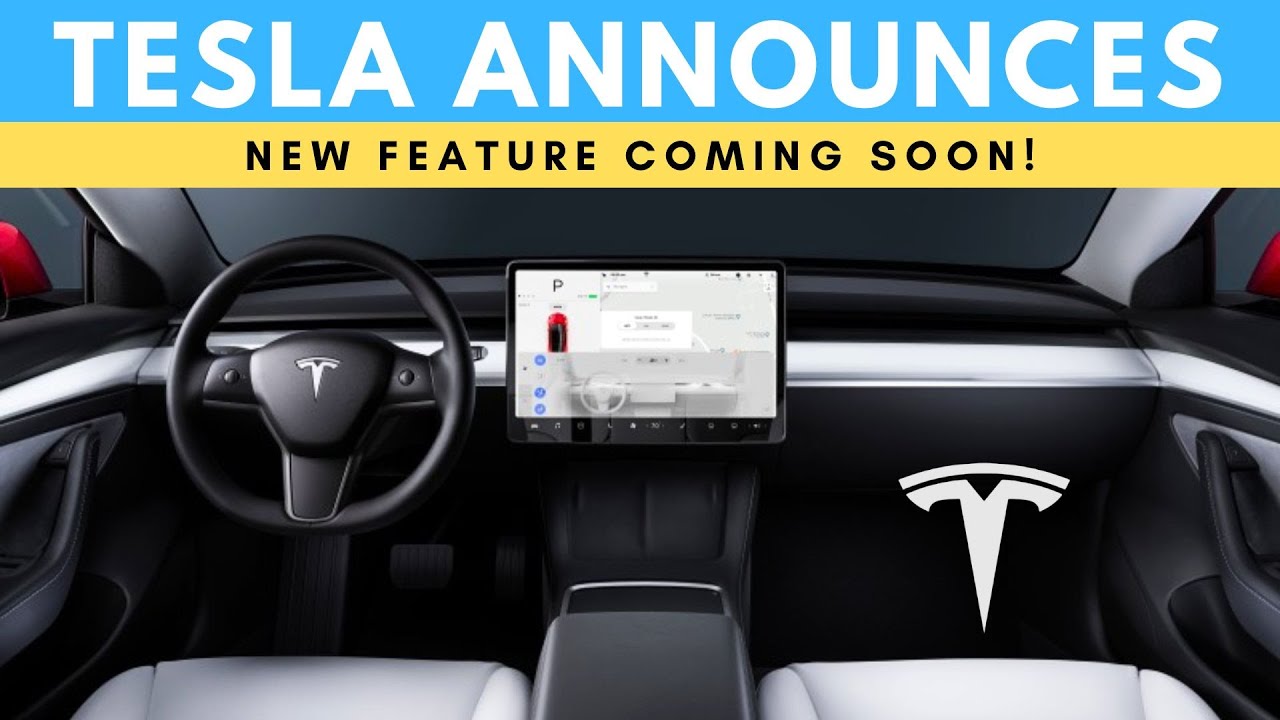 Tesla Announces New Feature Coming Soon & More Updates! - YouTube