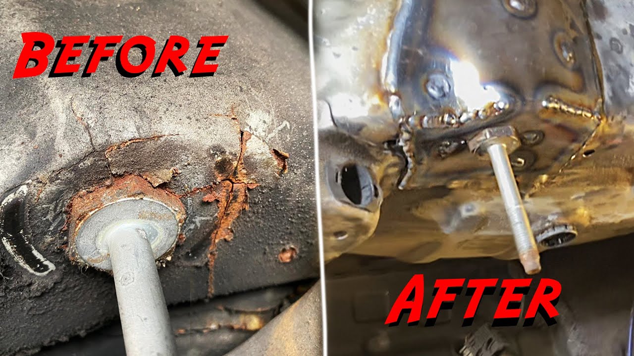 BMW E46 M3 Rear Subframe reinforcement - YouTube