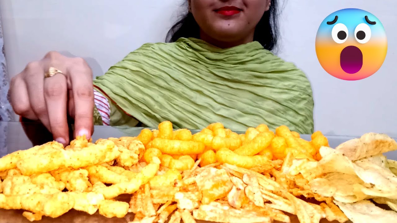 ASMR EATING CHIPS SOUND WITH DIFFERENT FLAVORS *EXTREME CRUNCH Ahhh ...