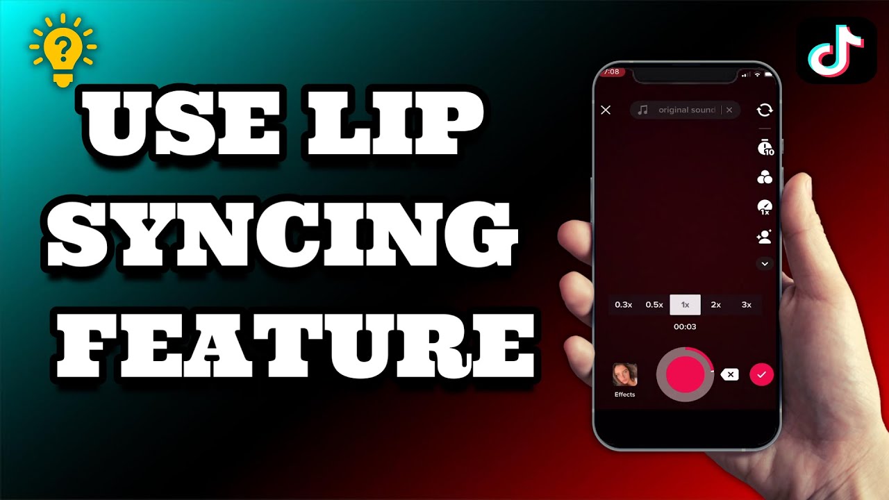 How To Use TikTok's Lip Syncing Feature | Social Tech Insider - YouTube