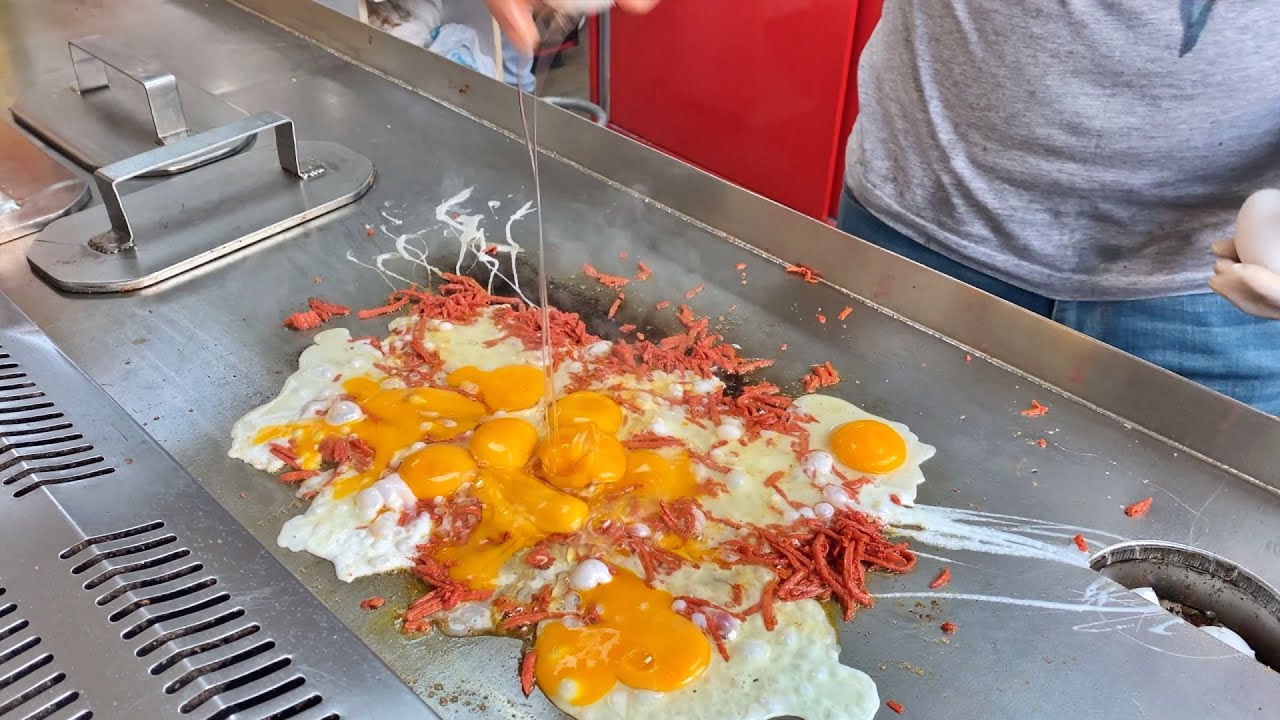 Insane Street Food! - Iron Toast - YouTube