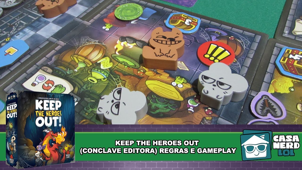 Keep the Heroes Out (Conclave Editora) - Regras e Gameplay | Casa NERD lol - YouTube