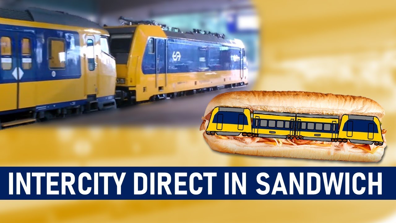Alle Intercity Direct in Sandwich - YouTube