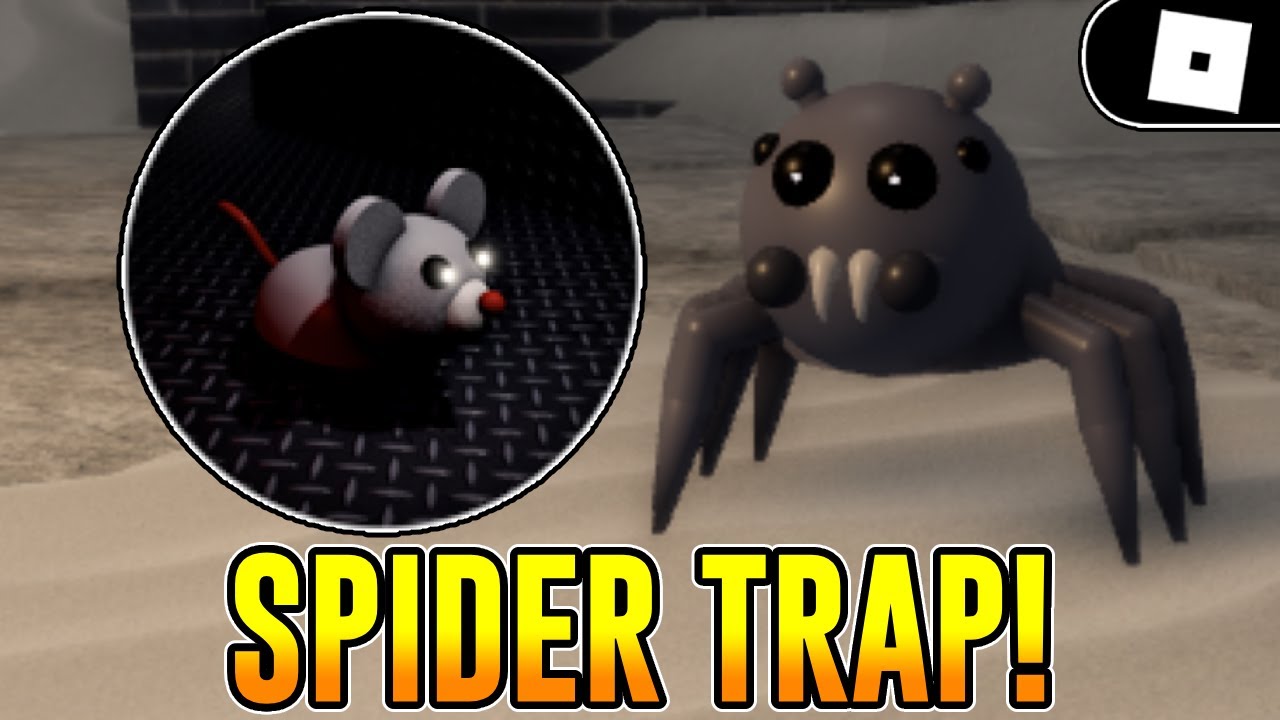 HOW TO GET THE "CAUGHT BY A MOUSE" BADGE IN PIGGY BATTLE + THE SPIDER ...