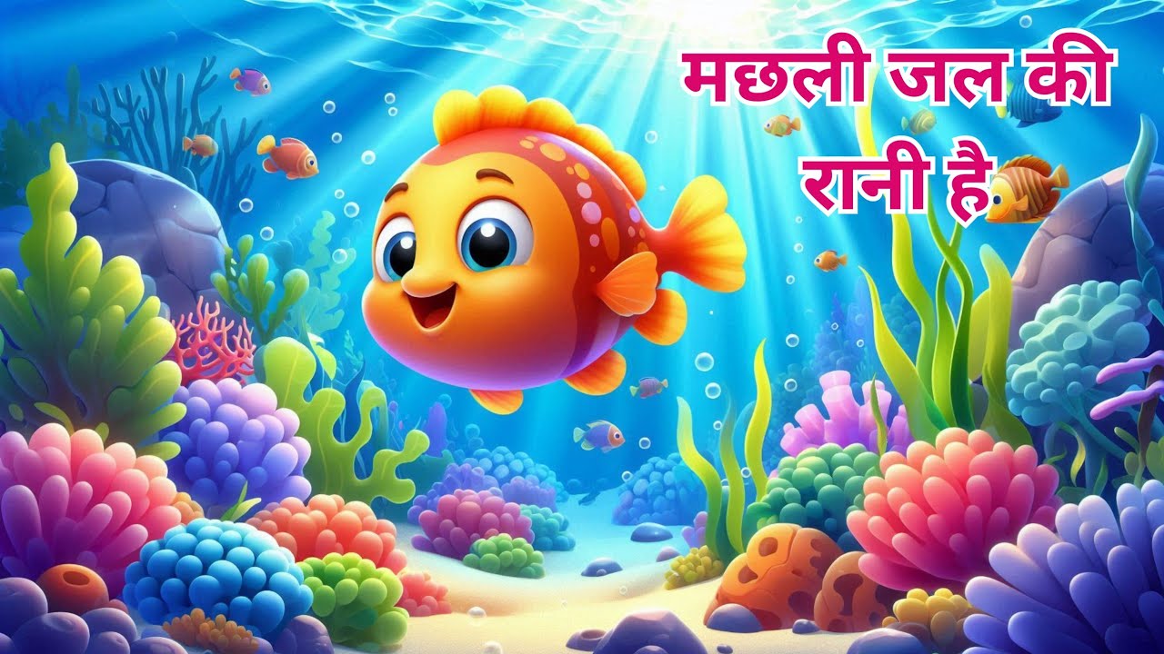 Machli Jal Ki Rani Hai Song | Hindi Nursery Rhymes | Hindi Nursery ...