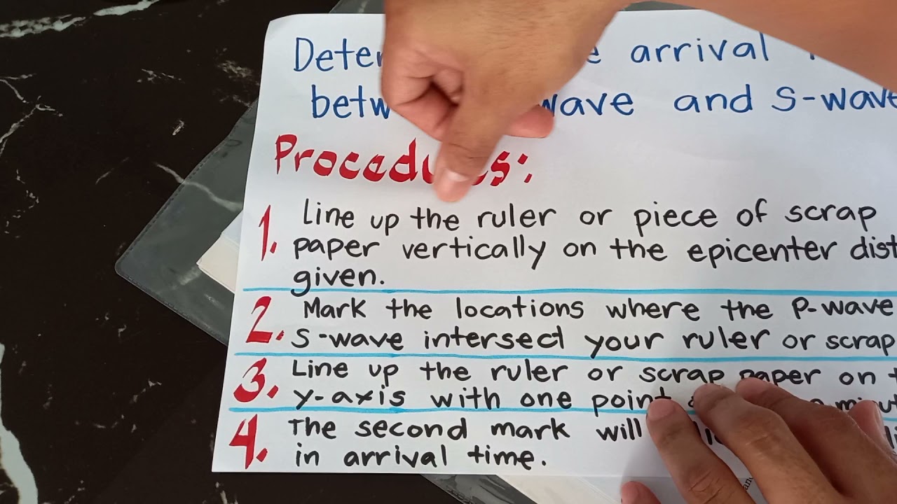 Determining the Arrival Times between P wave and S Wave - YouTube