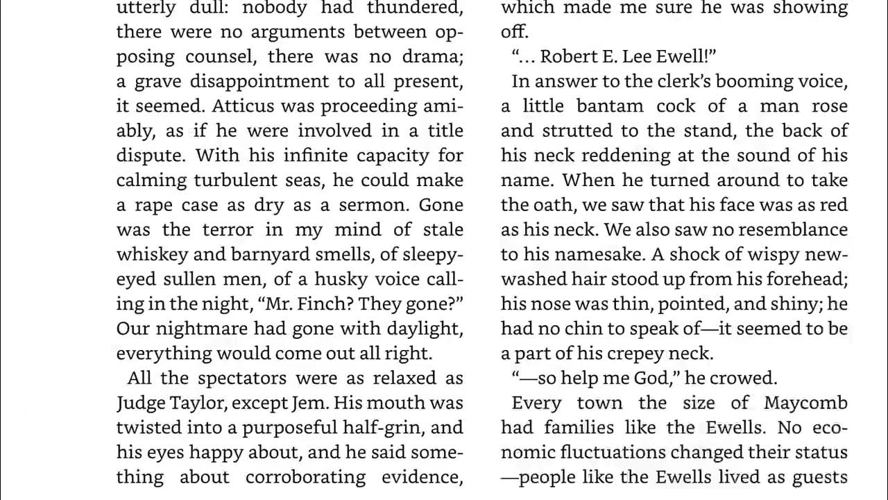 To Kill a Mockingbird - Chapter 17 - YouTube
