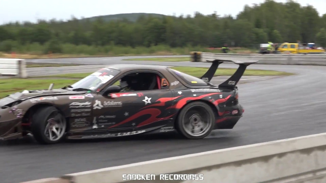 Mazda rx7 b234 16v flame shooter - YouTube
