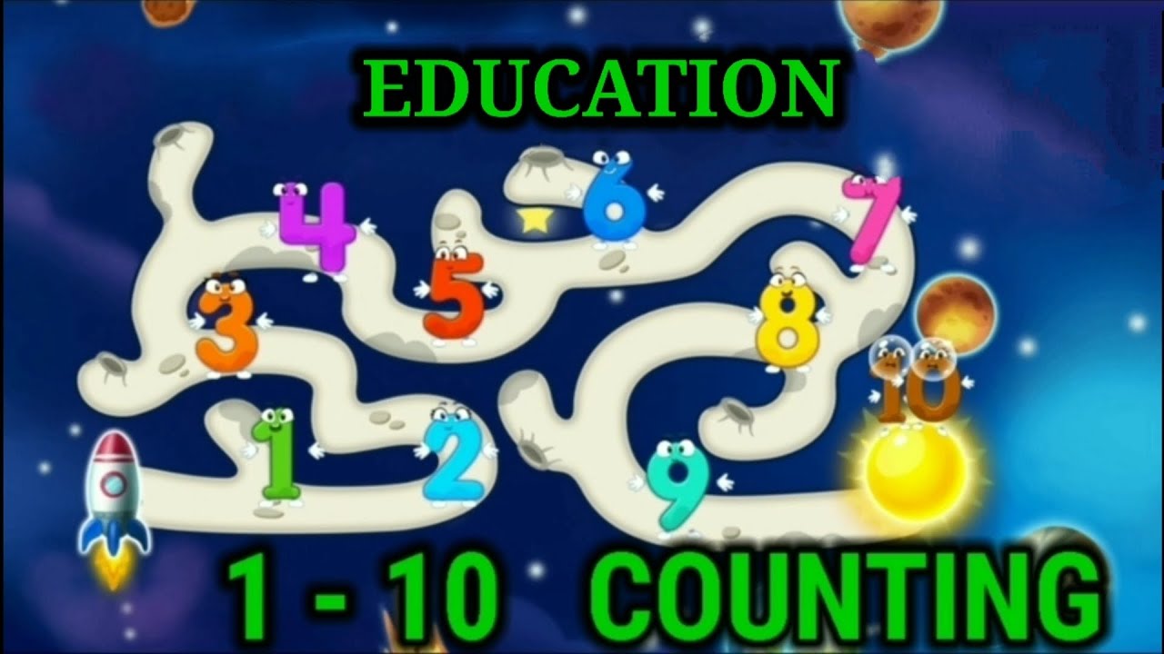 counting 1 - 10 number / learn to count from 1 to 10/ one to ten ...