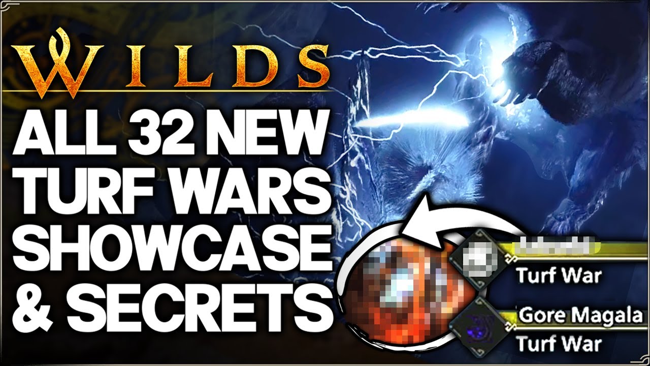 Monster Hunter Wilds - ALL 32 New Turf Wars in Game - Best Turf War You ...