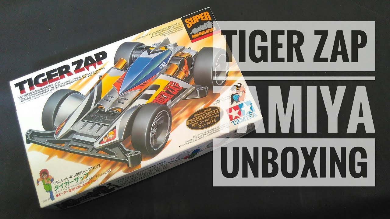 Unboxing Tamiya Tiger Zap Made In Japan - YouTube