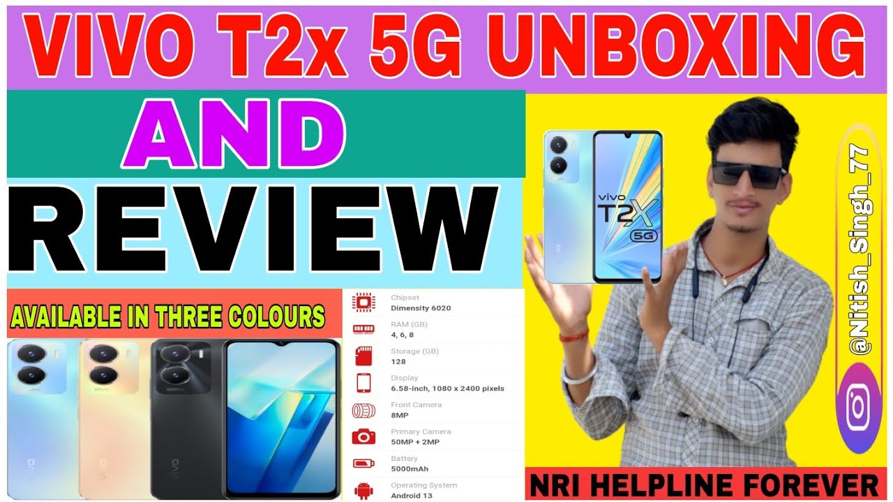 Vivo t2x 5g Mobile Unboxing and review|| - YouTube
