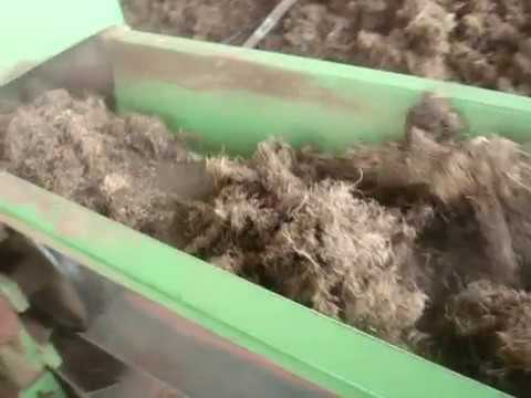 Palm EFB Cutter, EFB Chopping Machine, Oil Palm EFB Chopping - YouTube