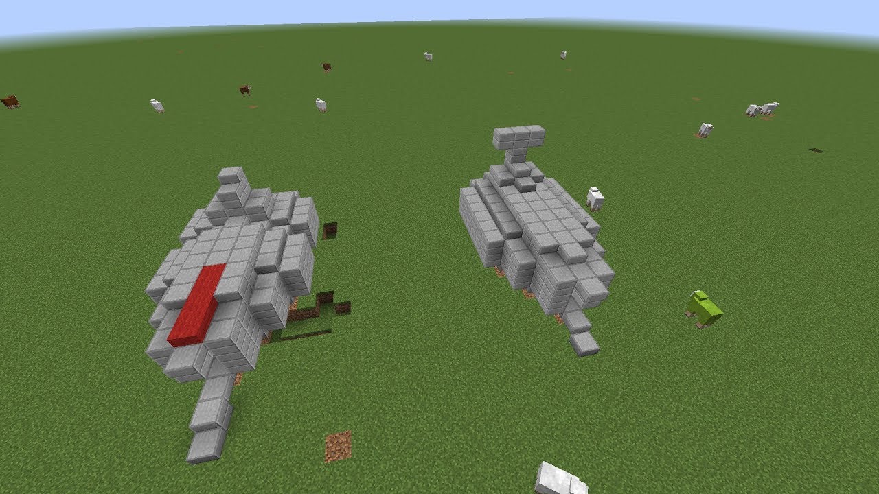 Minecraft/How to make a mini Star Destroyer and Venator!! - YouTube